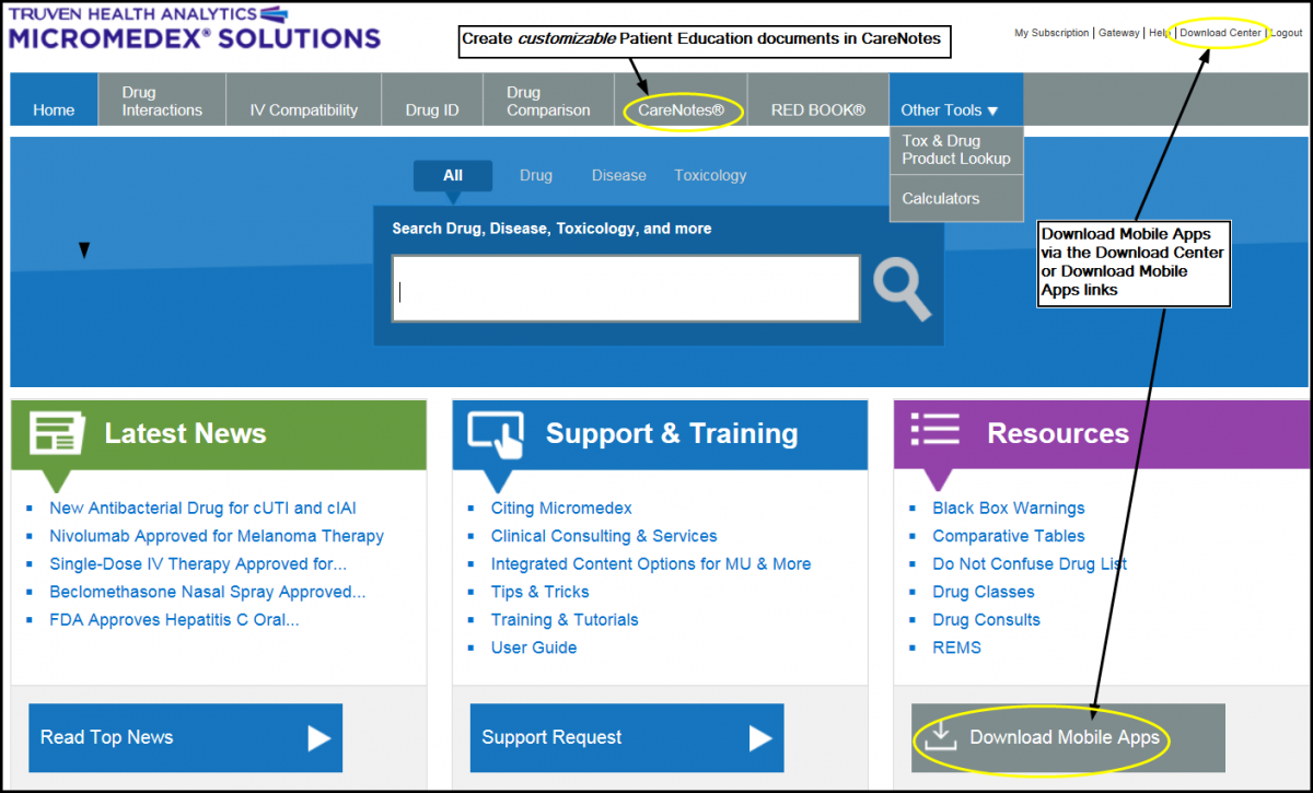 Micromedex & mobileMicromedex | College of DuPage Library